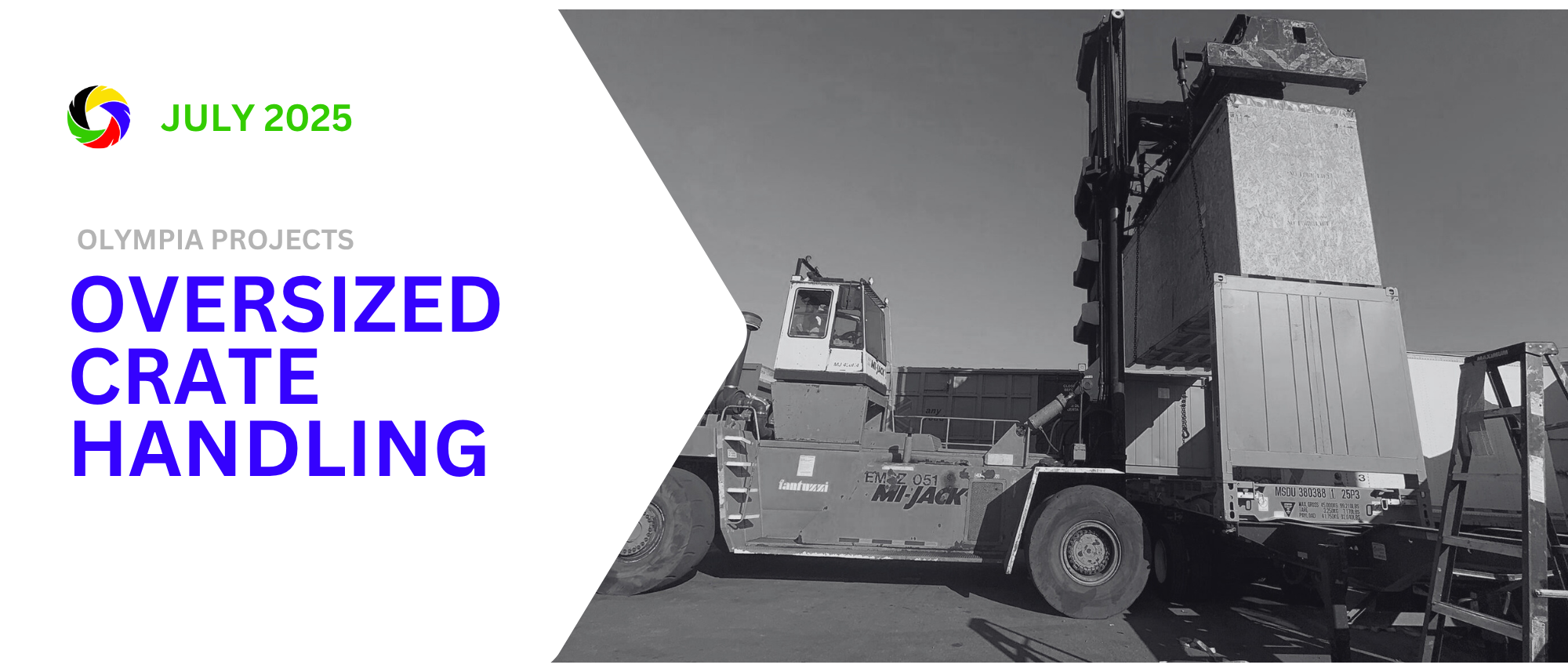 Heavy Lift & Crating Services Vancouver | Olympia Ent Project